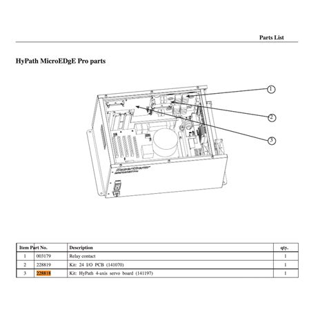 Hypertherm Kit Microedge Pro Pcb Assembly Mode Cnc 4 Axis Servo 228818 Top Tools Kits