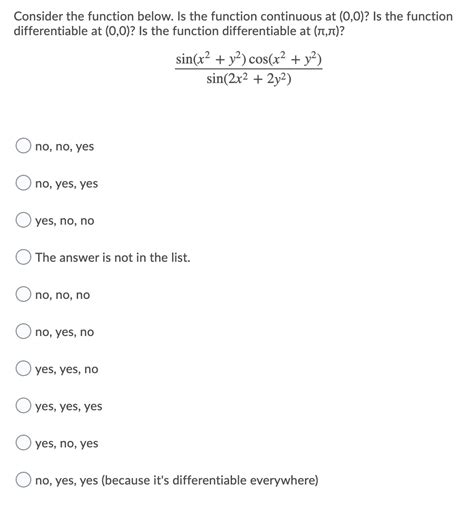 Solved Consider The Function Below Is The Function Chegg Com