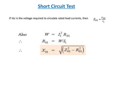 Transformer Open Circuit And Short Circuit Test Pptx Computer Networking Computing