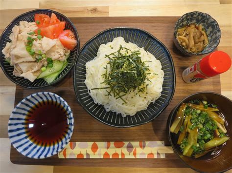 そうめんの献立 2022年8月22日の昼ごはん 我が家の献立の記録糖尿病で食事制限リウマチの記録