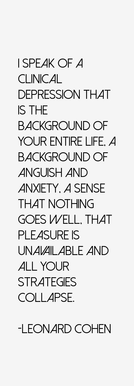 Leonard Cohen Quotes And Sayings