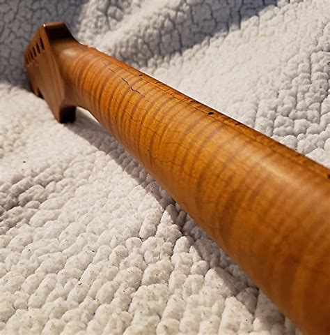 Stunning Usa Made Roasted Nitro Finish Flame Maple Reverb