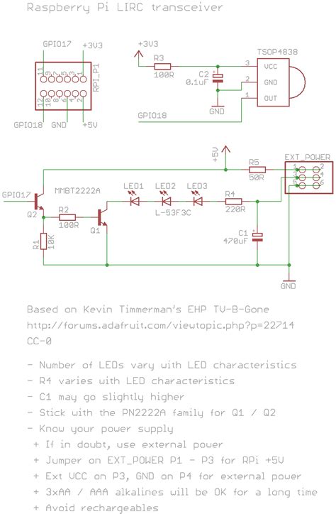 Raspberry Pi Lirc Rpi IR Remote Control GPIO Lirc Driver And Homebrew Receiver HOWTO