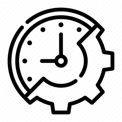 Time Management Efficiency Productivity Clock Work Experience Icon Download On Iconfinder