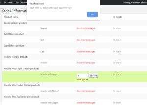 Edit Stock Levels In WooCommerce Damien Carbery Website Development