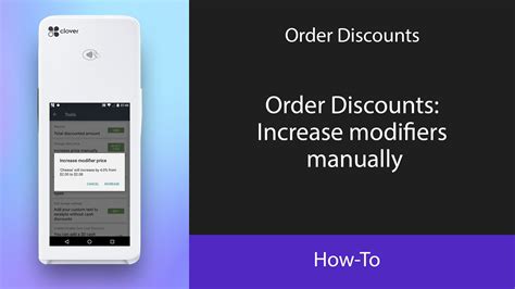 Payplaxe On Twitter Order Discounts Increase Modifiers Manually