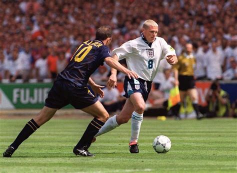 Euro ‘96 Paul Gascoignes Wonder Goal And Dentist Chair Celebration Vs