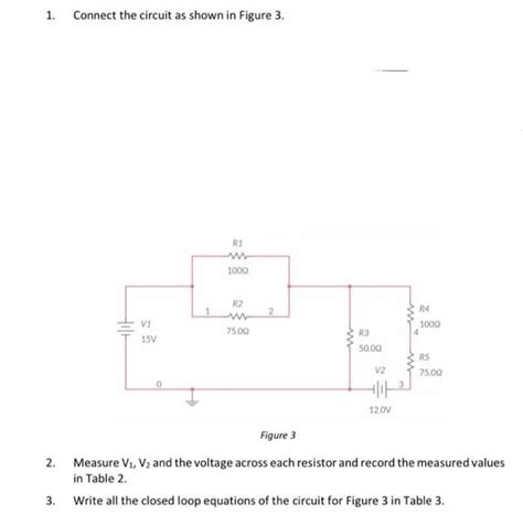 Solved Connect The Circuit As Shown In Figure Figure Chegg