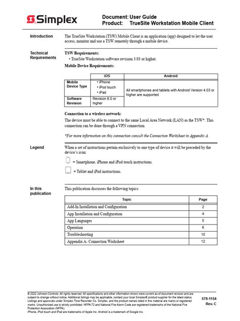 document user guide product truesite workstation mobile client pdf