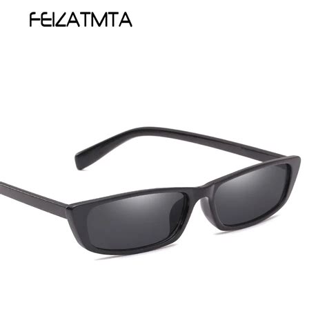 Feizatmta 여성 선글라스 작은 사각형 복고풍 프레임 태양 안경 패션 여성 빈티지 안경 운전 남성 Uv400 Oculos선글라스 Aliexpress