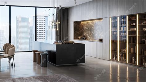 Premium Photo 3d Render Apartment Interior Design