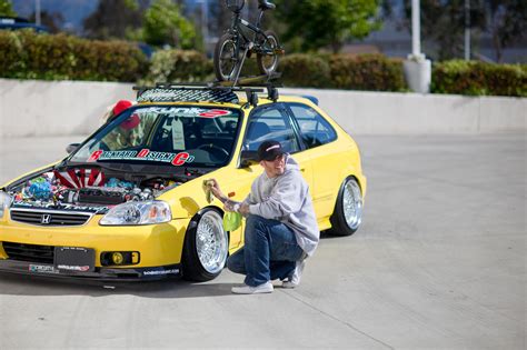 Yellow Honda Civic Ek Hatch 20 S3 Magazine