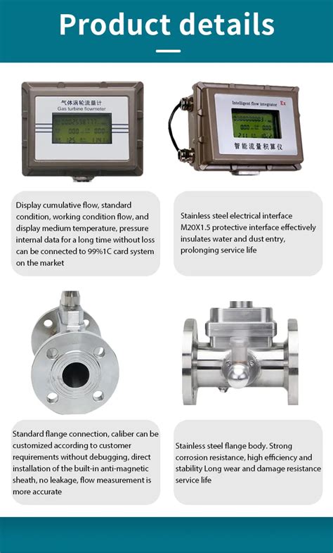 Wholesale 4 20 Ma Rs485 Modbus Butane N2 Turbine Flowmeter Digital Gas
