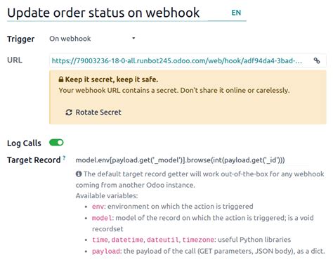 Reglas De Automatización — Documentación De Odoo 180