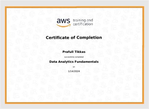 completed data analytics training prafull tikkas posted on the topic
