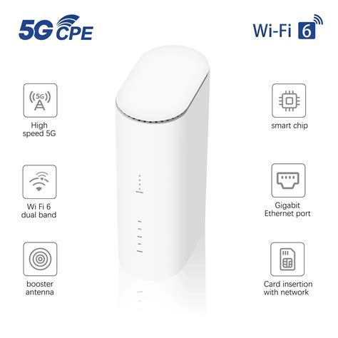 5g Modem Wifi 6 Router 5g Cpe Router With Multi Sim Card Slot 1 Lan 1