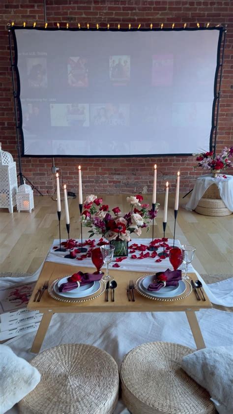 Romantic Movie Night At Home Date Night Idea At Home Artofit