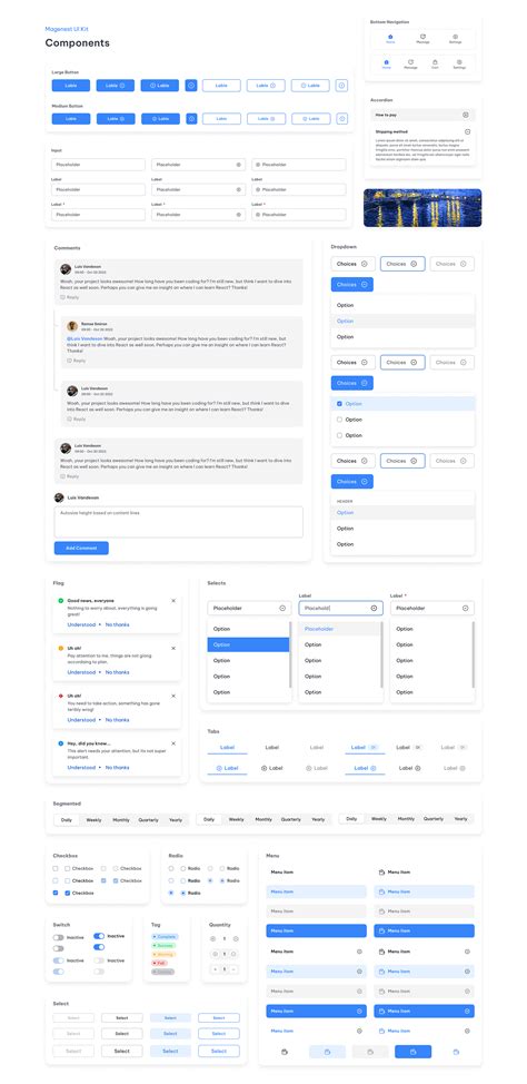 Magenest UI Kit FREEBIE Behance