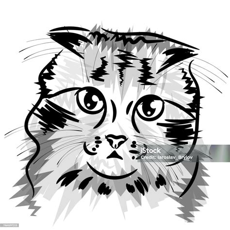 The Vector Logo Cat For Tshirt Design Or Outwear Hunting Style Cat