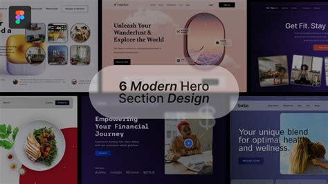 6 Modern Hero Section Designs To Level Up Your Digital Presence Figma