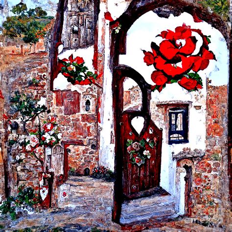 Antique Door Digital Art By Maria Elisabetta Capogna Pixels