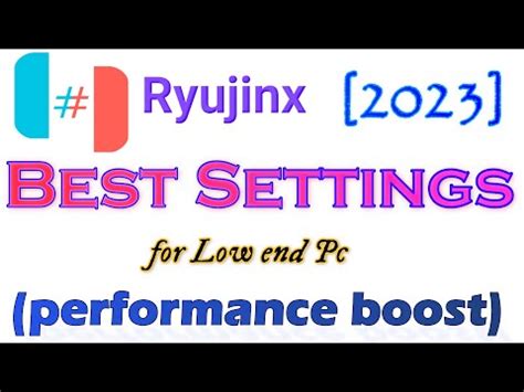 RYUJINX EMULATOR VULKAN BEST SETTINGS HOW TO SETUP GUIDE Видео