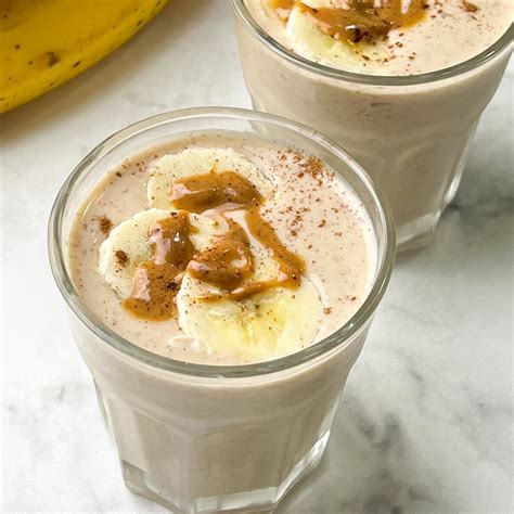 Banana Peanut Butter Smoothie Recipe Indian Veggie Delight