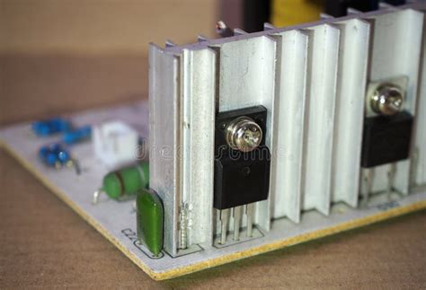 Cooling Of Semiconductors Stock Image Image Of Yellow 291640259