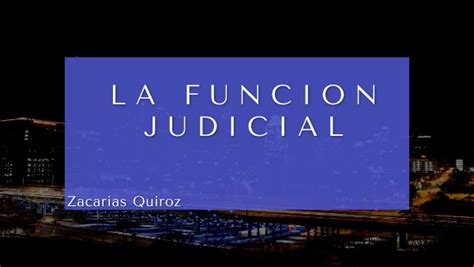 Función Judicial Genially
