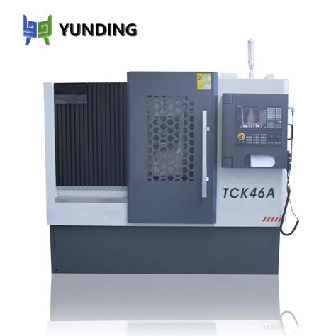 horizontal turning center tck46a linear guideway cnc slant bed cnc lathe machine fanuc slant