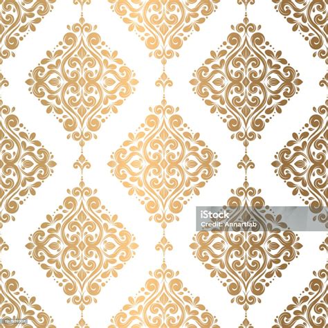 황금 빈티지 벡터 원활한 패턴 벽지 우아한 클래식 감촉 고급 장식 로얄 빅토리아 바로크 양식의 요소 직물과 섬유 벽지 또는 원하는 아이디어에 적합합니다 0명에 대한 스톡