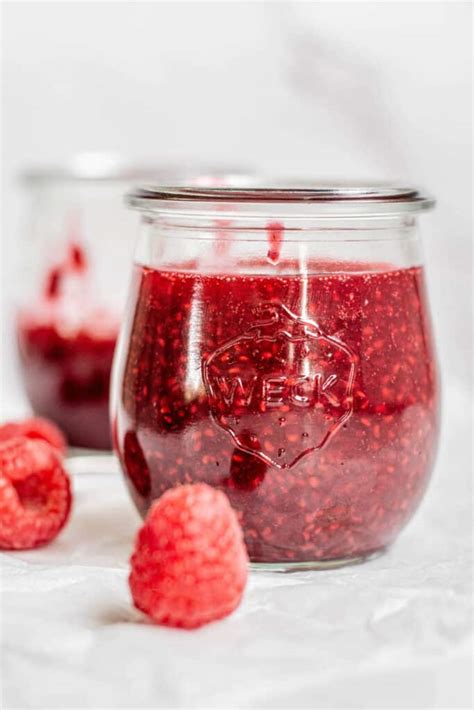 Quick Raspberry Compote Baking With Butter