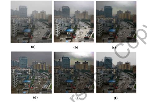 A Input Hazy Images B Zhao Et Al 16 C Jha Et Al 17 D Yang Et