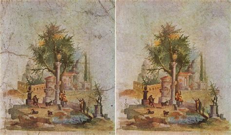 OC From Boscotrecase Villa Di Agrippa Postumo A Before And After Of