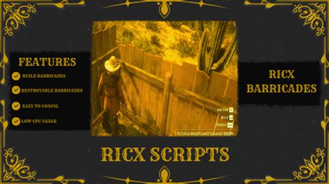 RicX RedM Scripts Barricades RedM Scripts RicX RedM Scripts Barricades RedM Scripts
