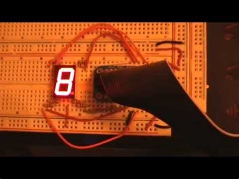 Controlling A Segment Led With A Raspberry Pi Python Youtube