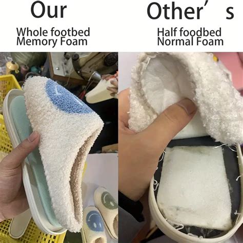 Womens Plush Indoor Slippers Warm Comfy Cartoon Closed Toe Temu