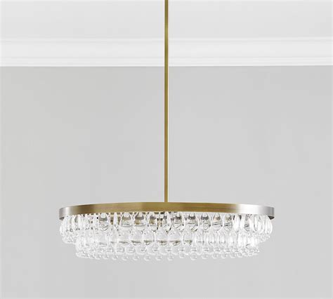 Clarissa Modern Round Chandelier Pottery Barn