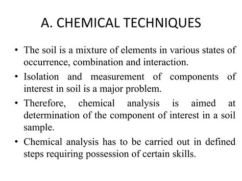 Analytical Techniques In Soil Science Ppt PPTX
