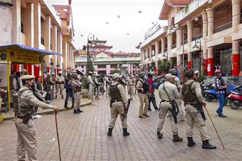 Manipur Mob Loots Arms Ammo From Ukhrul Police Station In Manipur