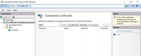 Windows Server 2019 Iis Central Certificate Store