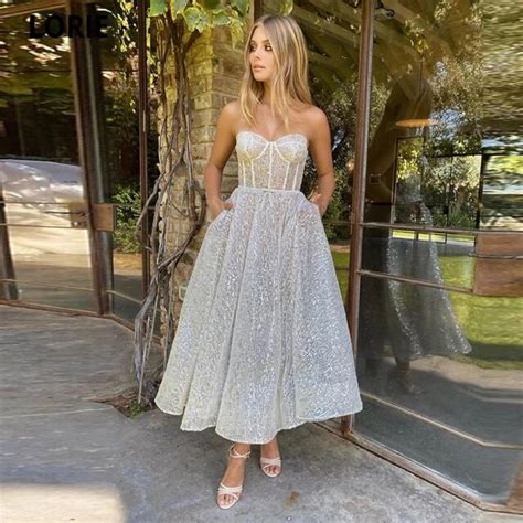 Knee Length Fitted Evening Dresses