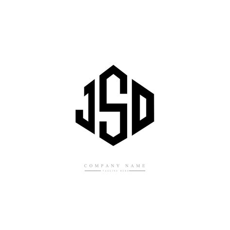 Jso Letter Logo Design With Polygon Shape Jso Polygon And Cube Shape