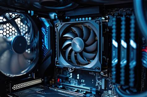 Premium Photo Installing A Large Air Cooler On A Computer Processor