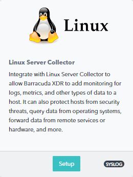 Setting Up Linux Server Collector Barracuda Campus
