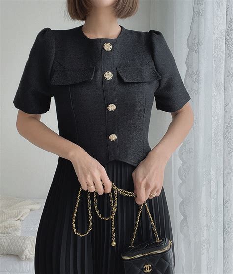 고퀄리티 프란체 트위드 플리츠 롱원피스