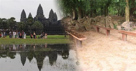 ដាក់កៅអីឈើ សម្រាប់ភ្ញៀវទេសចរ អង្គុយសម្រាក តែក៏ជួយដល់ថ្មប្រាសាទ ដែរ Sabay News