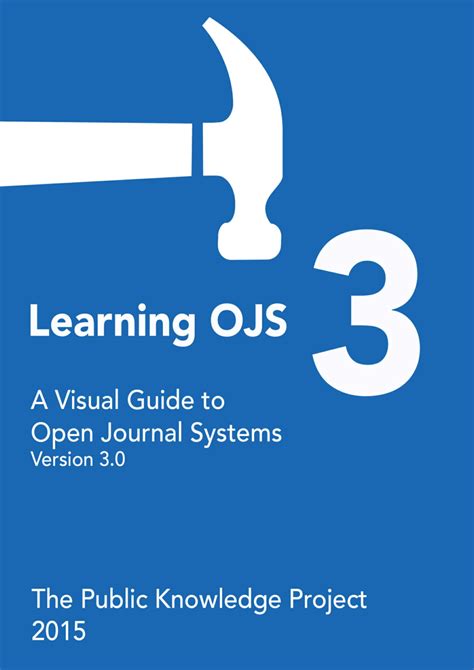 Pdf Learning Ojs 3 A Visual Guide To Open Journal Systems Version 30