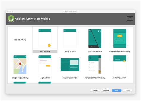Choose Blank Activity Basic Activity In Android Studio Png Image Transparent Png Free