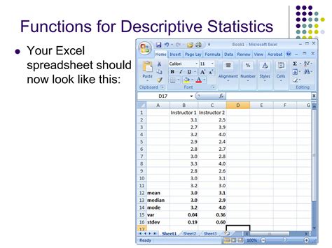 Lab 4 Excel Basics Ppt